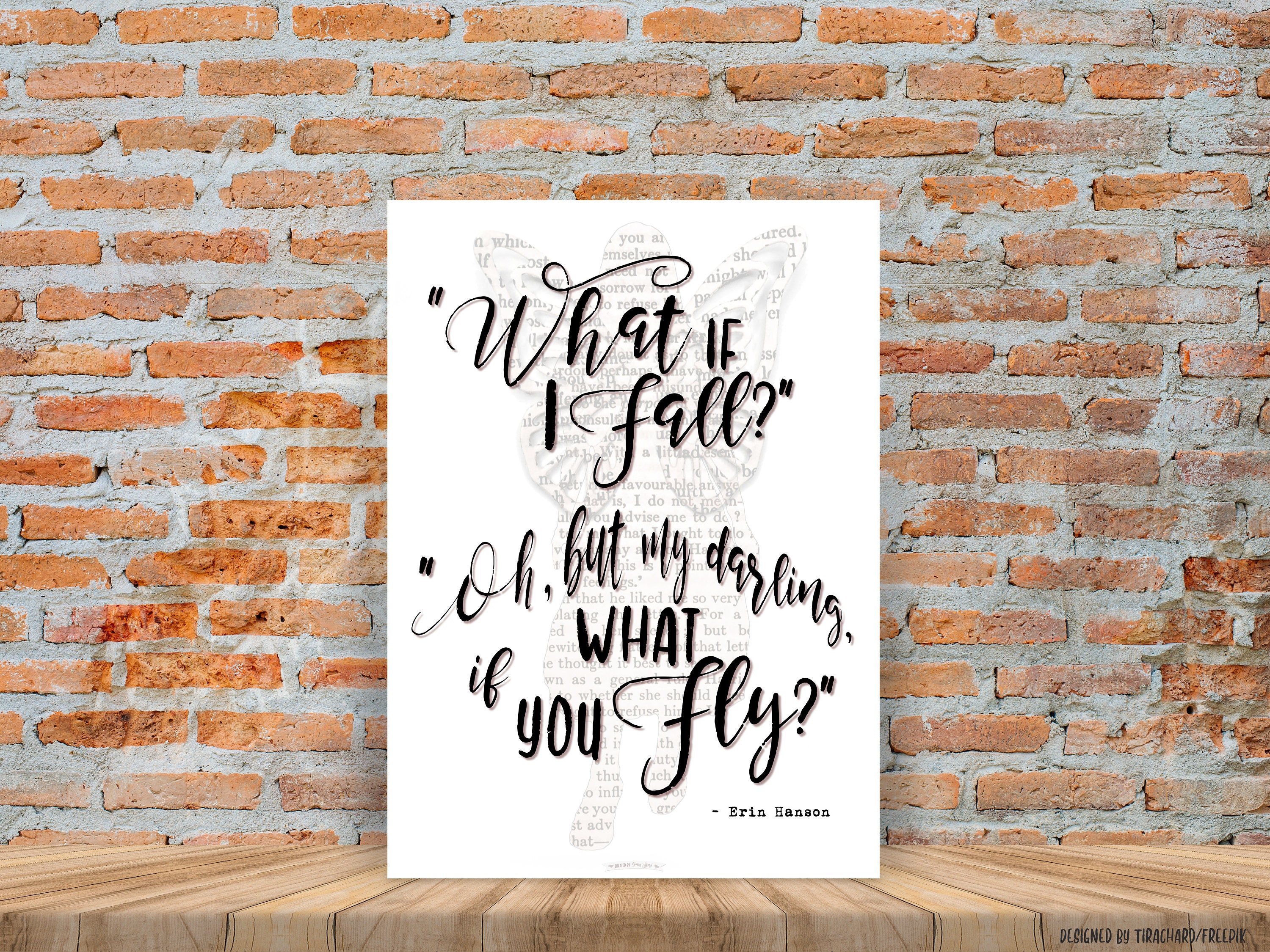 Printable Poster "what If..." - 50x70 Cm - Digital Poster, Quotes, Wall ...
