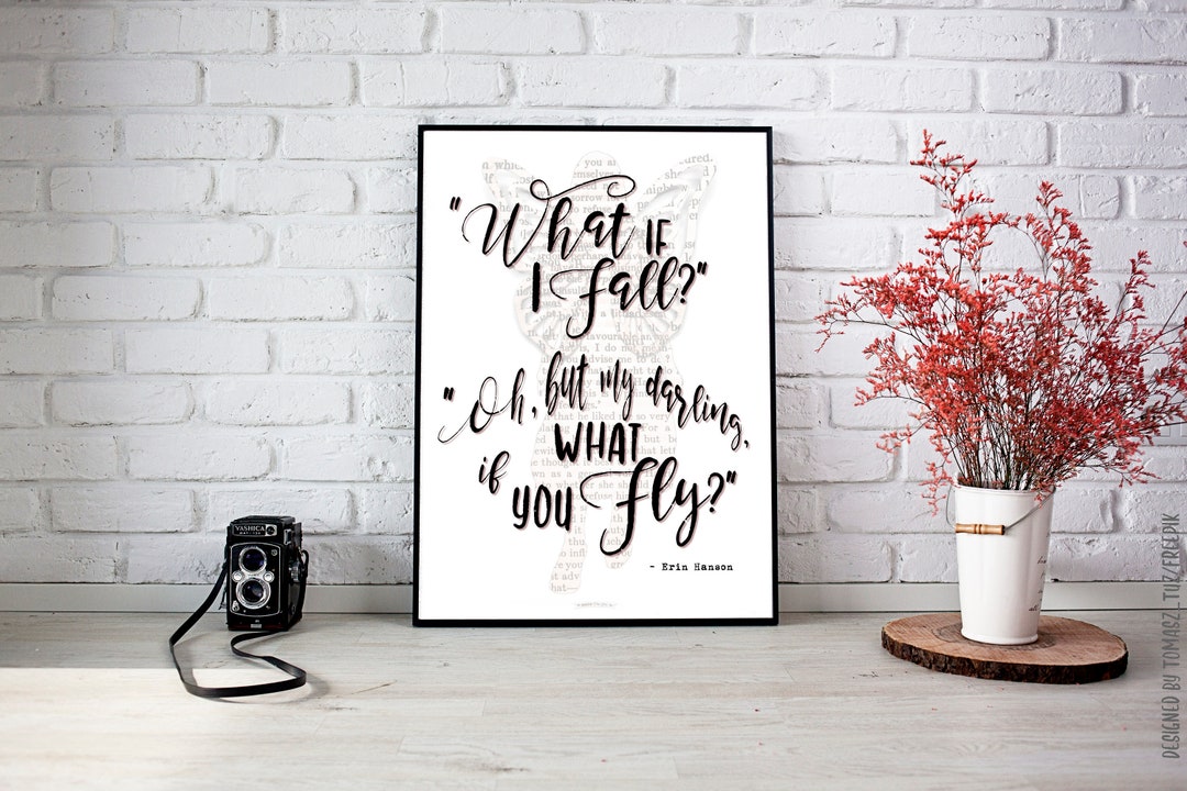 Printable Poster "what If..." - 50x70 Cm - Digital Poster, Quotes, Wall ...