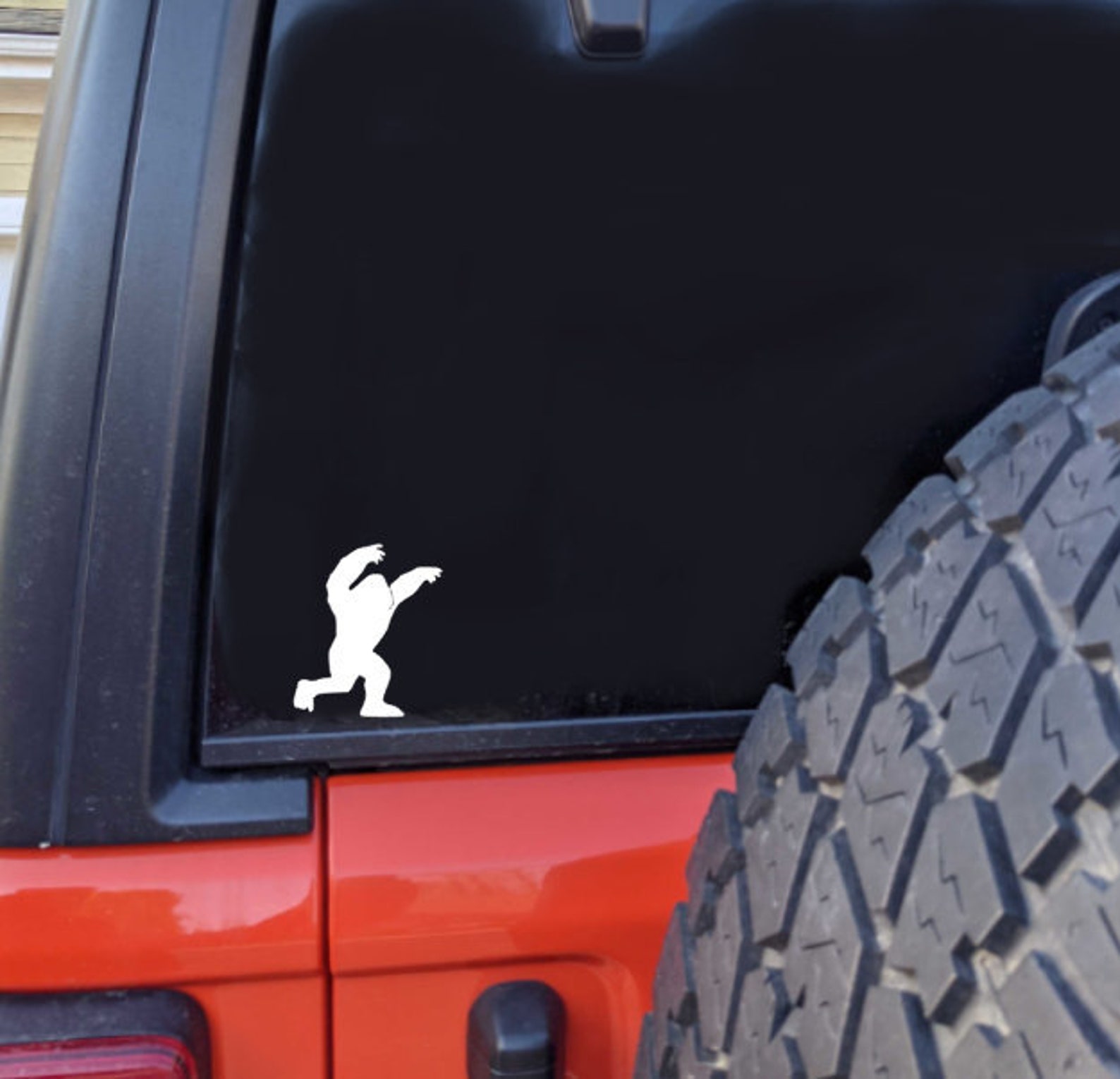 Bigfoot Car window decal | Etsy