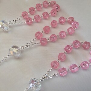 30 Pcs Angel Baptism Favors/ Clear Pink Communion Favors/ Recuerditos ...