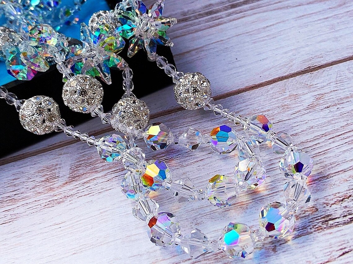 Swarovski Crystal Wedding Lasso With Rhinestones and AB - Etsy