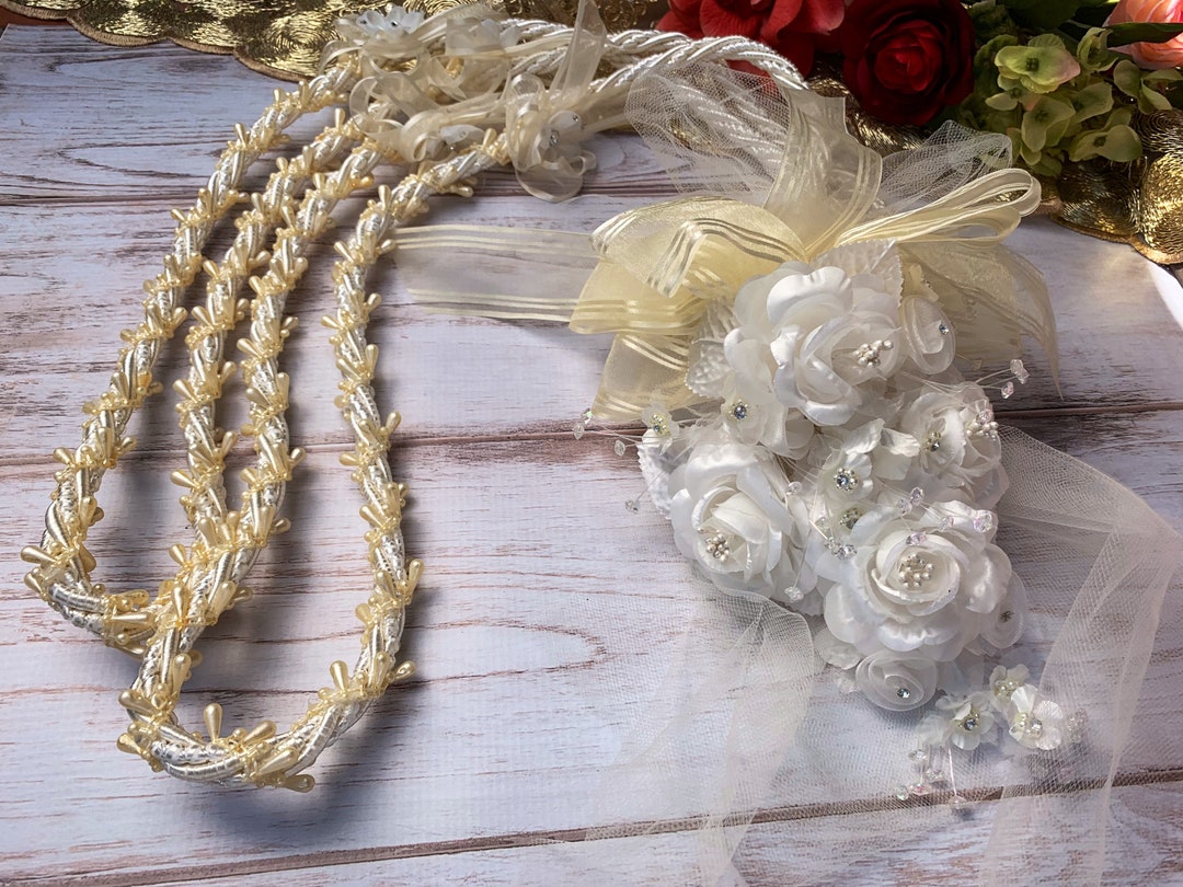 Traditional Wedding Lasso Ivory/ Lazo De Boda Tradicional/ Wedding Rope ...