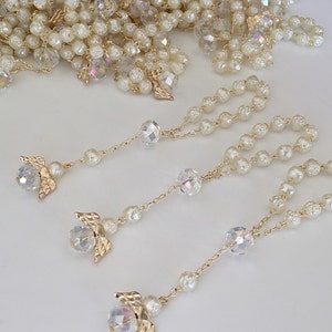 50pcs Angel Baptism Favors/ Pink Communion Favors/ Recuerdos Para ...