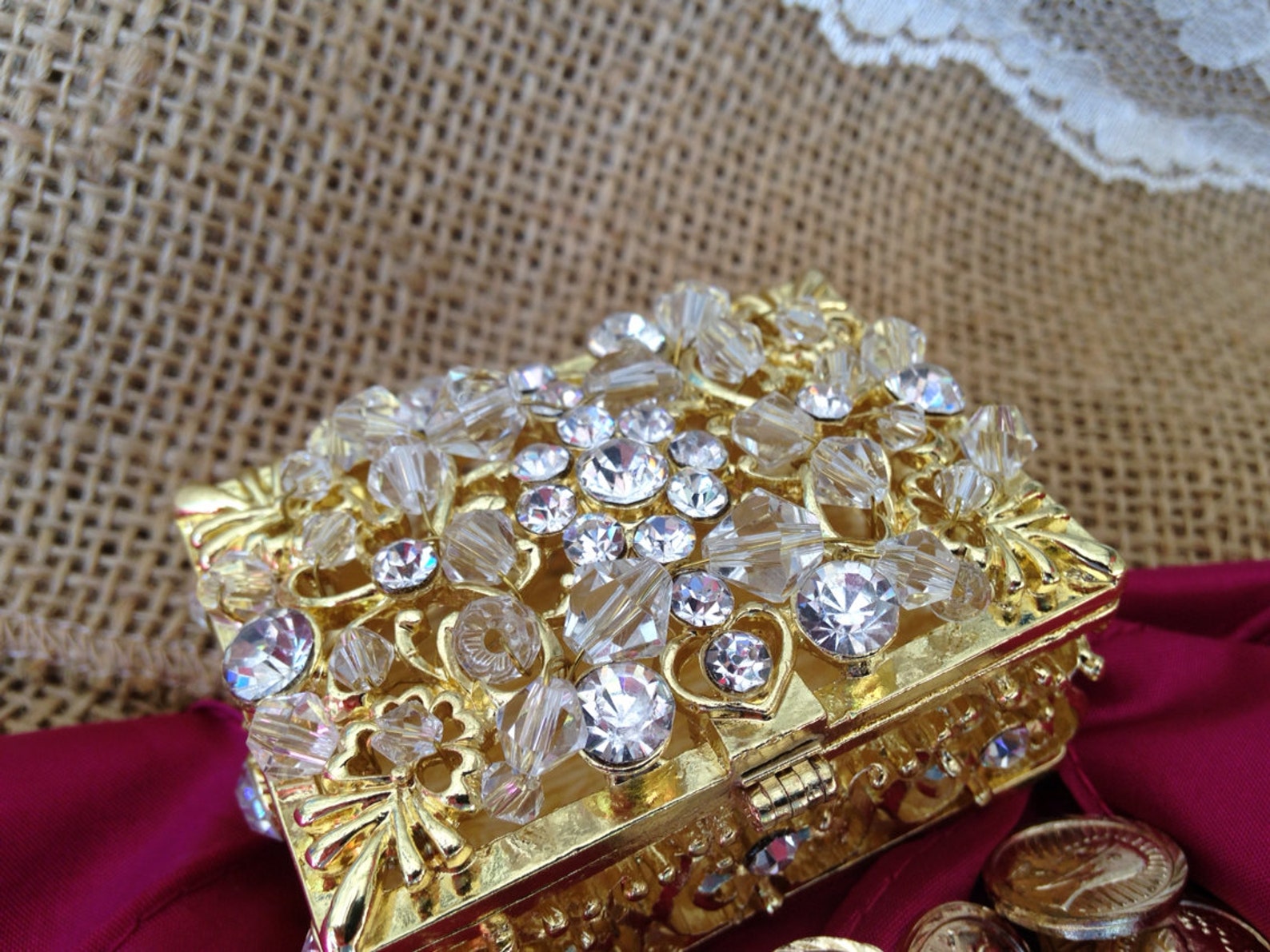 Swarovski Crystal Decorated Wedding Arras Keepsake/ Arras De Boda ...