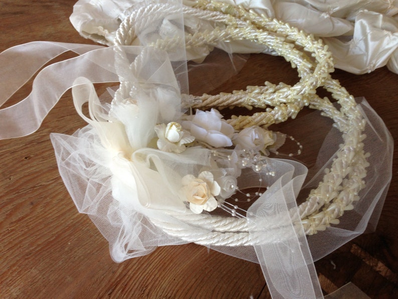 Traditional Wedding Lasso Ivory/ Lazo De Boda Tradicional/ Wedding Rope ...