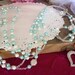 Aqua Blue Crystal Pearls Wedding Lasso With Rhinestone/ Wedding Laso ...