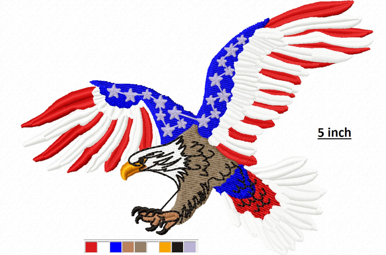 Eagle Embroidery Design Tested - Etsy