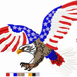 Eagle Embroidery Design Tested - Etsy