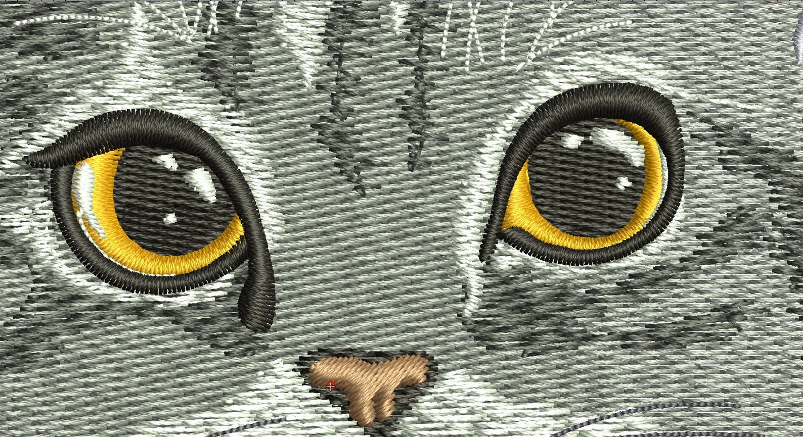 Big Gray Cat Design Machine Embroidery Designs Tested 4 - Etsy