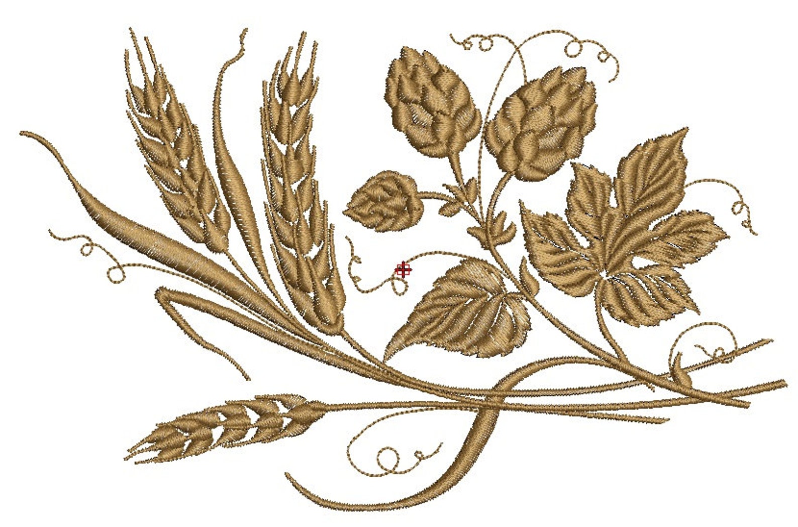 Ears of Wheat and Hops Machine Embroidery Designs - Etsy