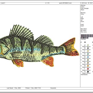 Perch Machine Embroidery Design Instant Download - Etsy
