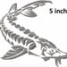 Sturgeon Machine Embroidery Designs Instantly Download - Etsy