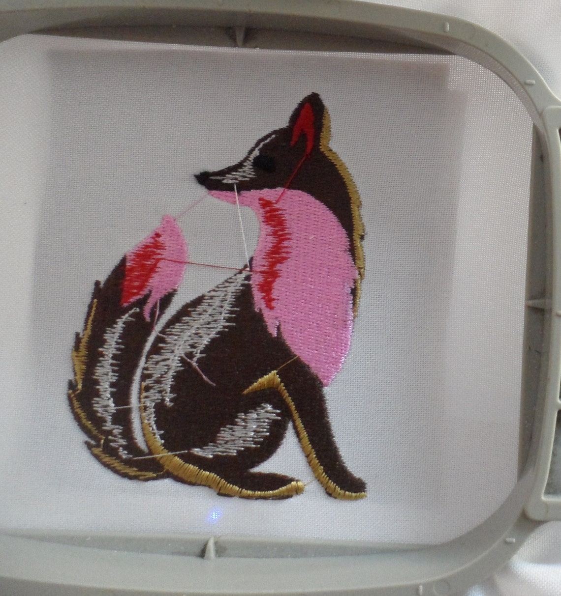 Fox Embroidery Design Machine Embroidery Design 2 Sizes - Etsy