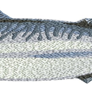 Mackerel Fish Machine Embroidery Design Instant Download - Etsy
