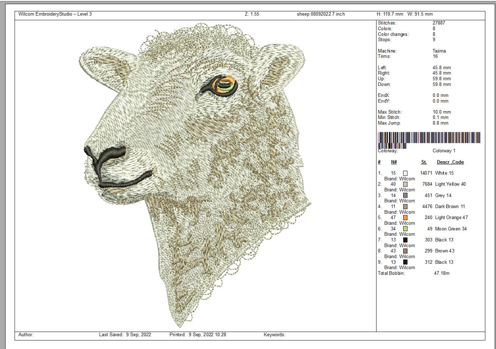 Lamb sheep Machine Embroidery Design - Etsy