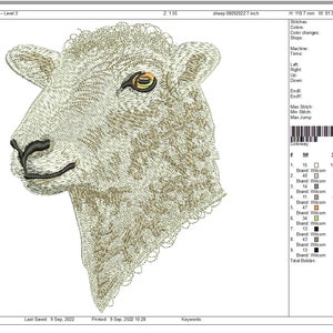 Lamb (sheep) Machine Embroidery Design - Etsy
