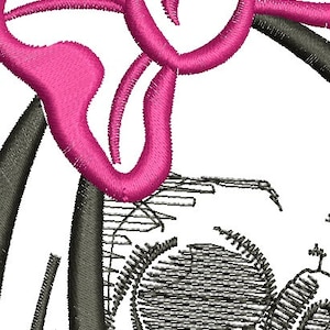 Skull Emo - Machine Embroidery Design - Etsy