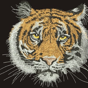 Tiger Machine Embroidery Design - Etsy