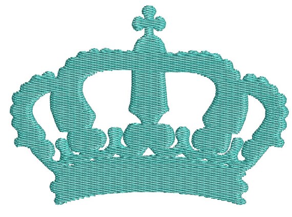 Simple Crown Embroidery Design Two Sizes Tested - Etsy
