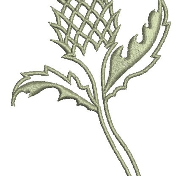 Thistle Embroidery Pattern - Etsy