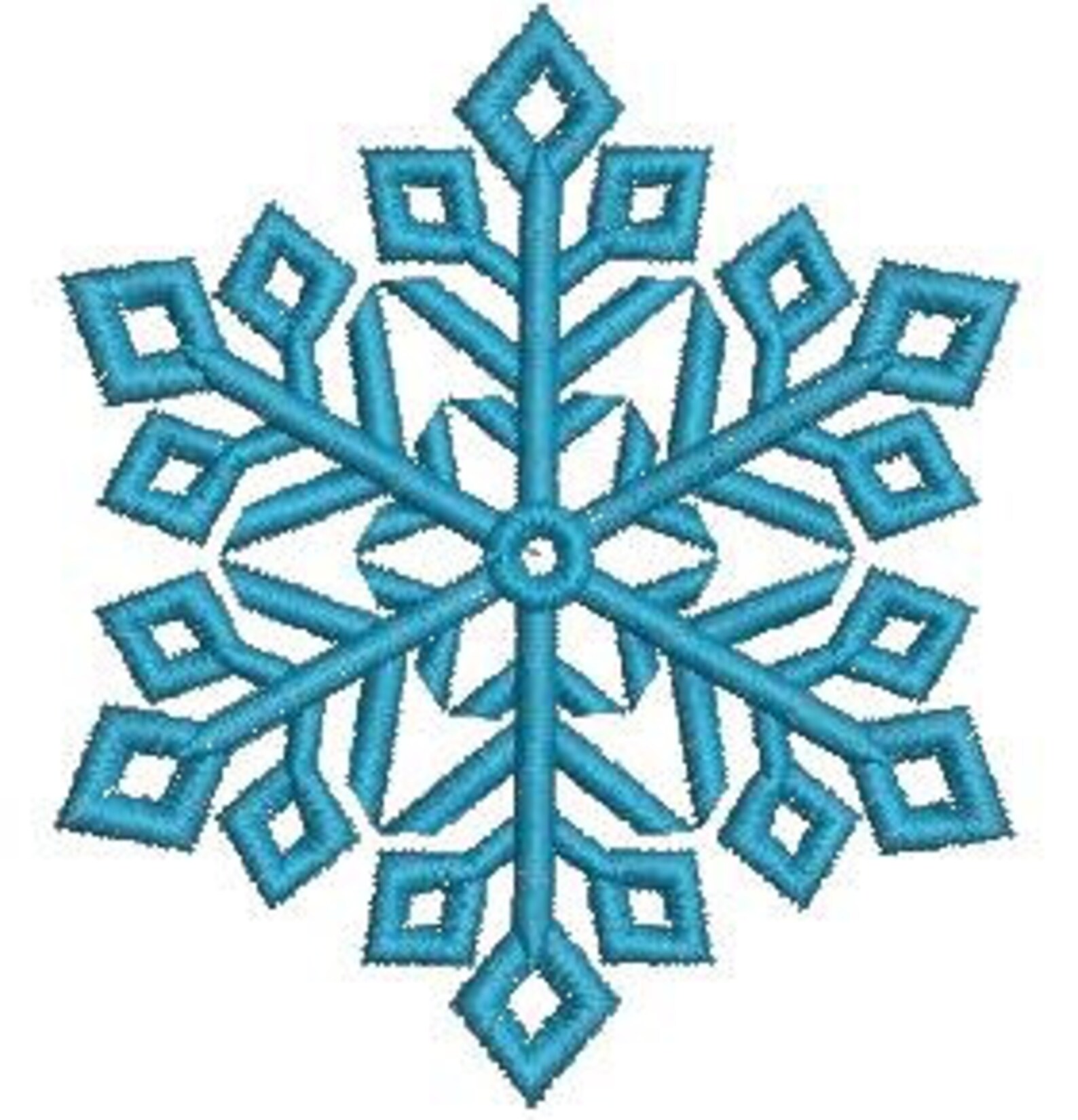 Beautiful Snowflake , Three Sizes Machine Embroidery Design - Etsy