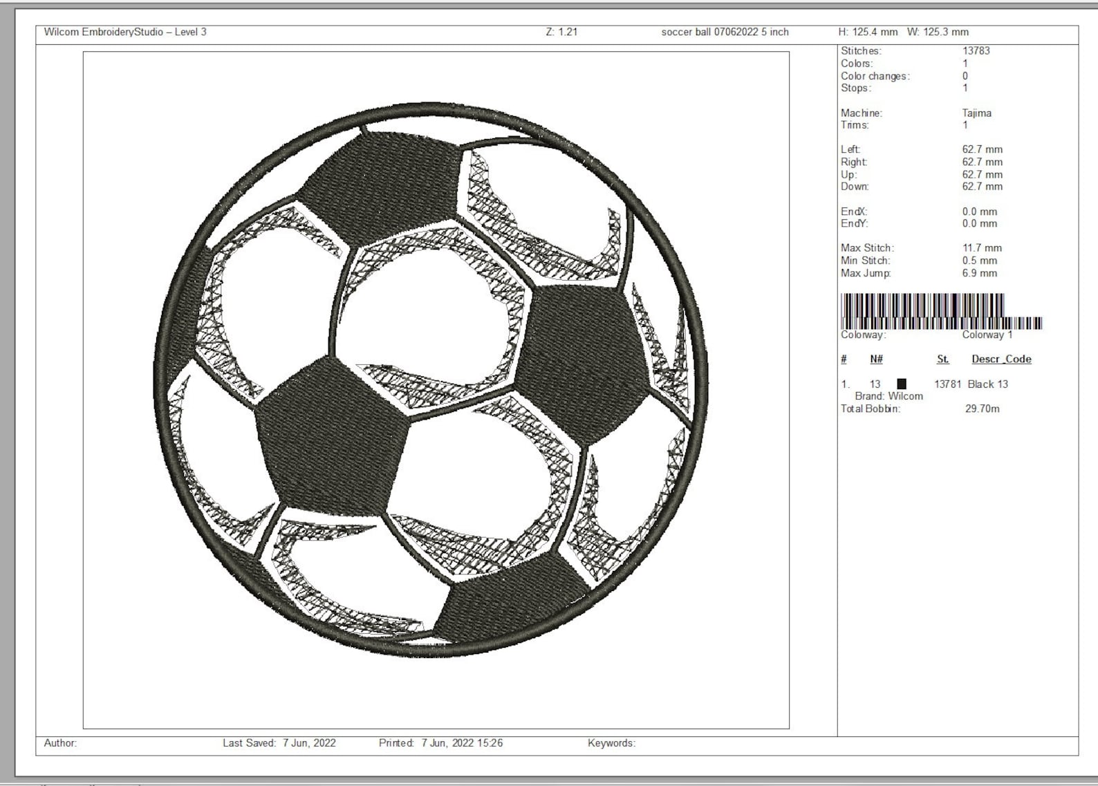 Soccer Ball Machine Embroidery Design / Football - Etsy