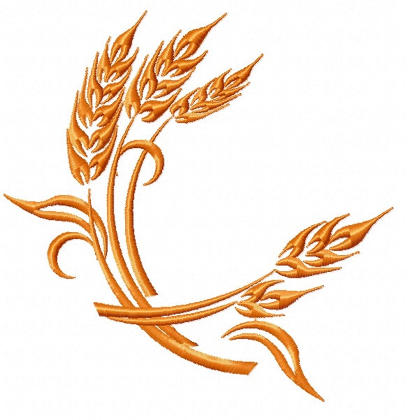 Ears of Wheat Machine Embroidery Designs - Etsy UK