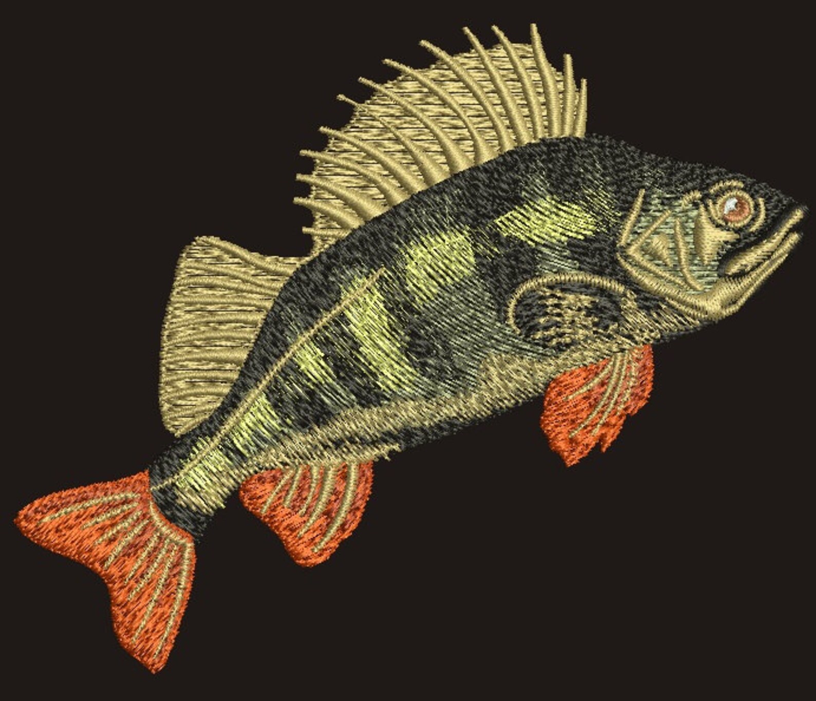 Perch Machine Embroidery Design Instant Download - Etsy