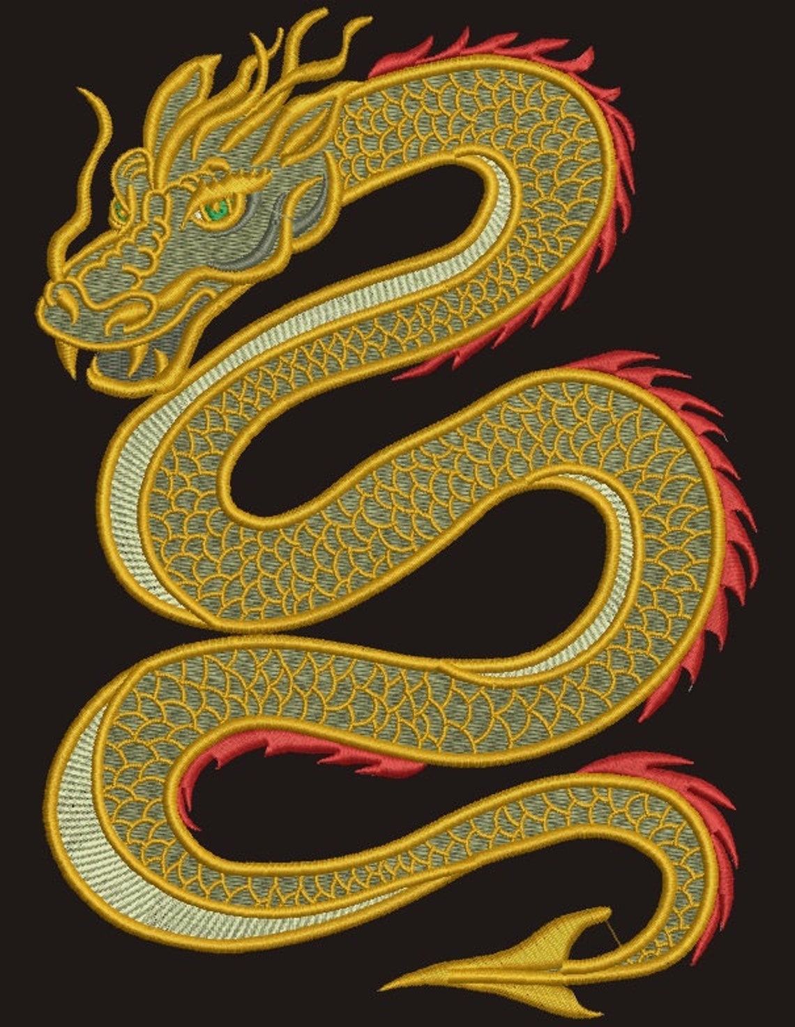 Dragon Machine Embroidery Designs Tested - Etsy