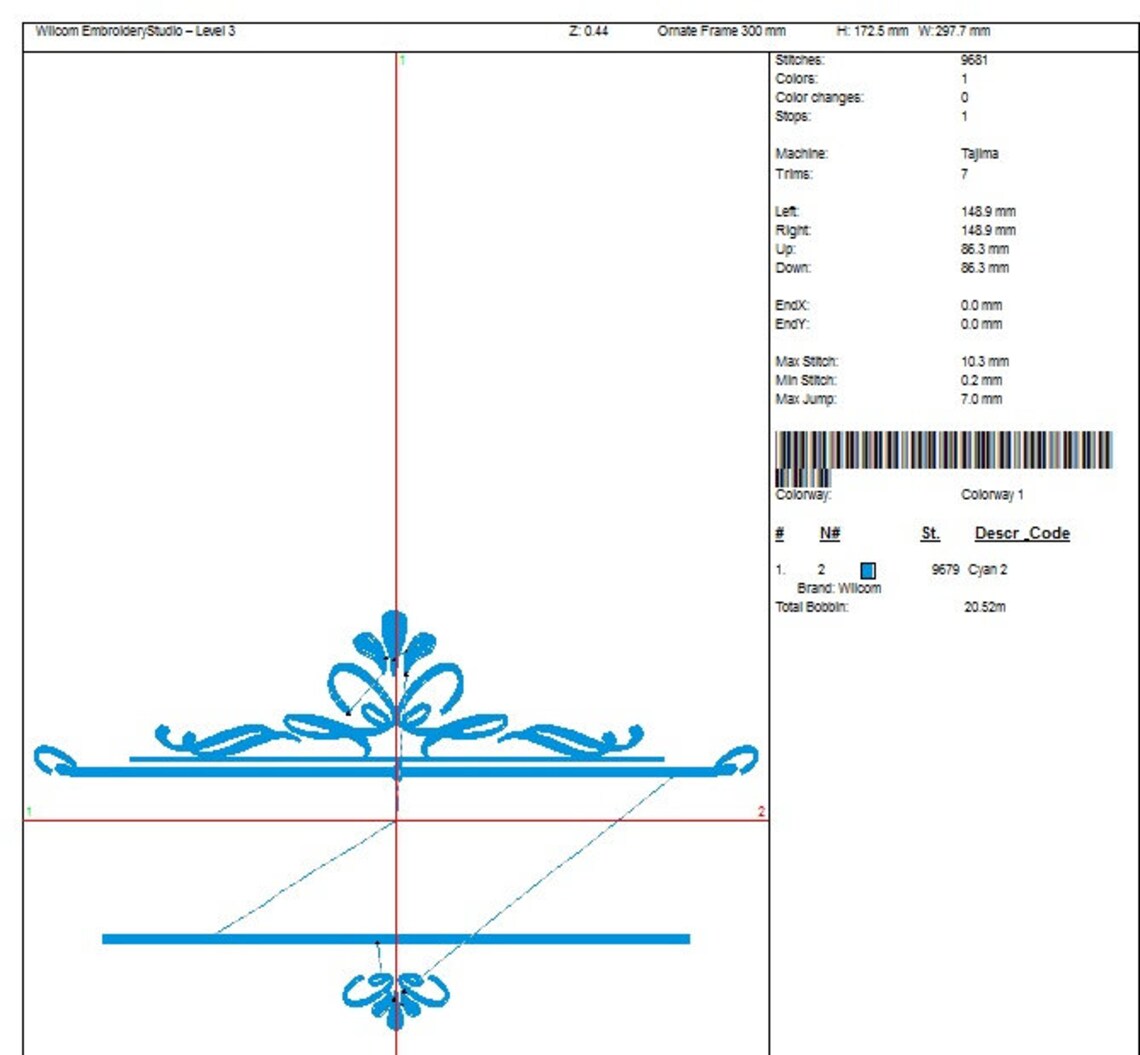 Ornate Frame Machine Embroidery Designs Tested / 5 Sizes - Etsy
