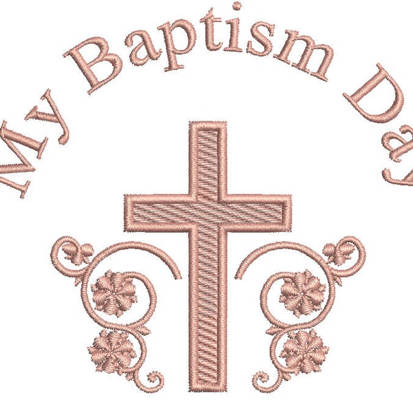 Baptism Embroidery - Etsy
