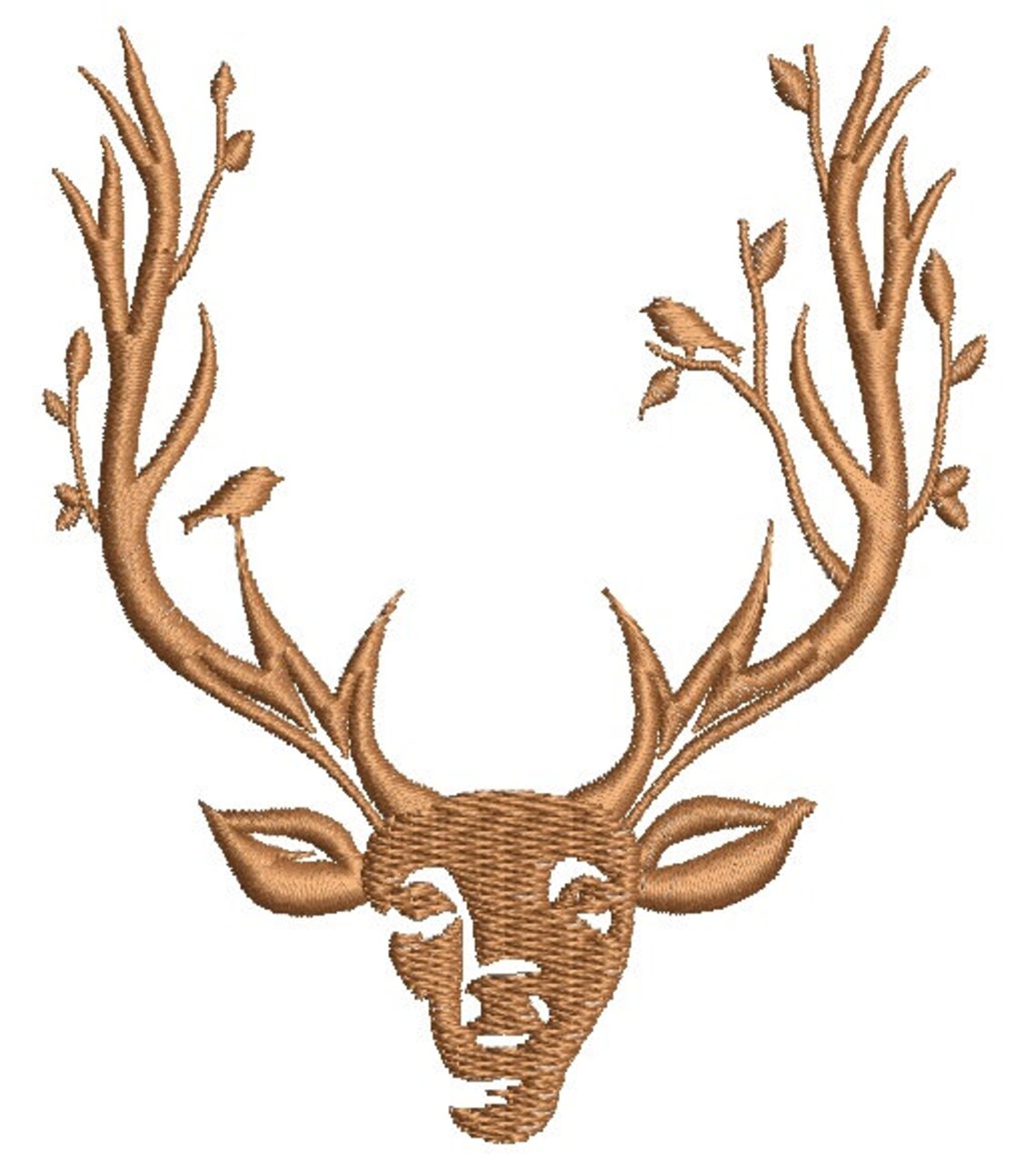 Deer Head INSTANT DOWNLOAD Machine Embroidery Design / and - Etsy