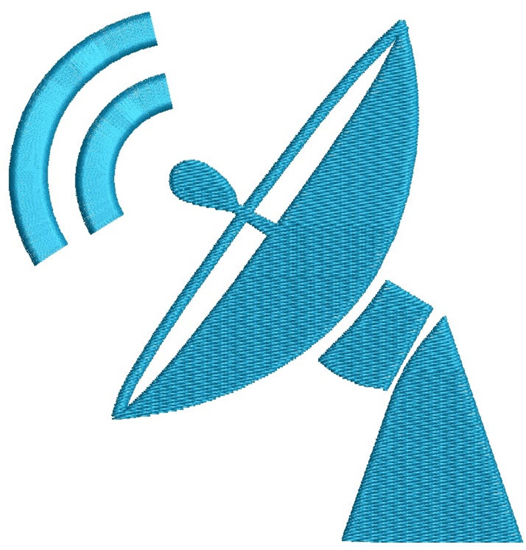 Satellite Antenna Machine Embroidery Design - Etsy