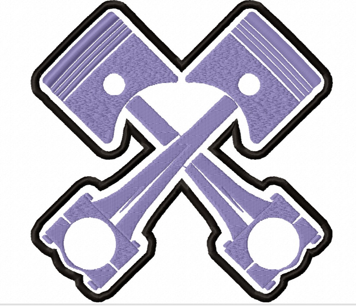 Crossed Engine Pistons Biker Gift / Motorcyclist / Biker - Etsy