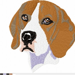 Beagle Dog Embroidery Design / INSTANT DOWNLOAD / Three Sizes - Etsy