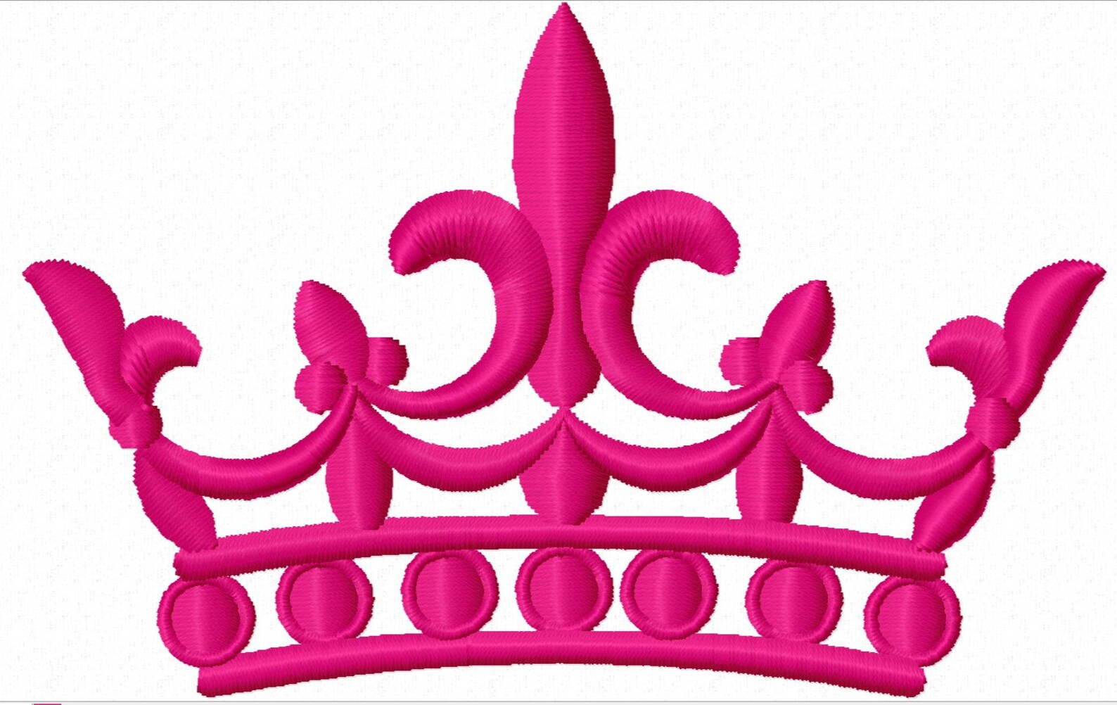 Crown Embroidery Design Design Tested | Etsy