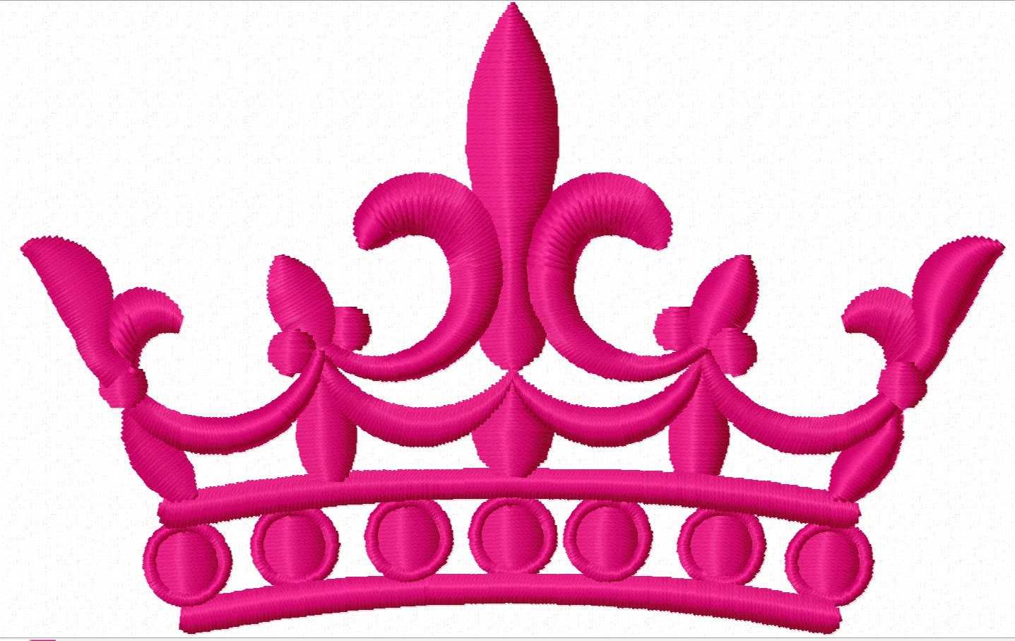 Crown Embroidery Design Design Tested | Etsy