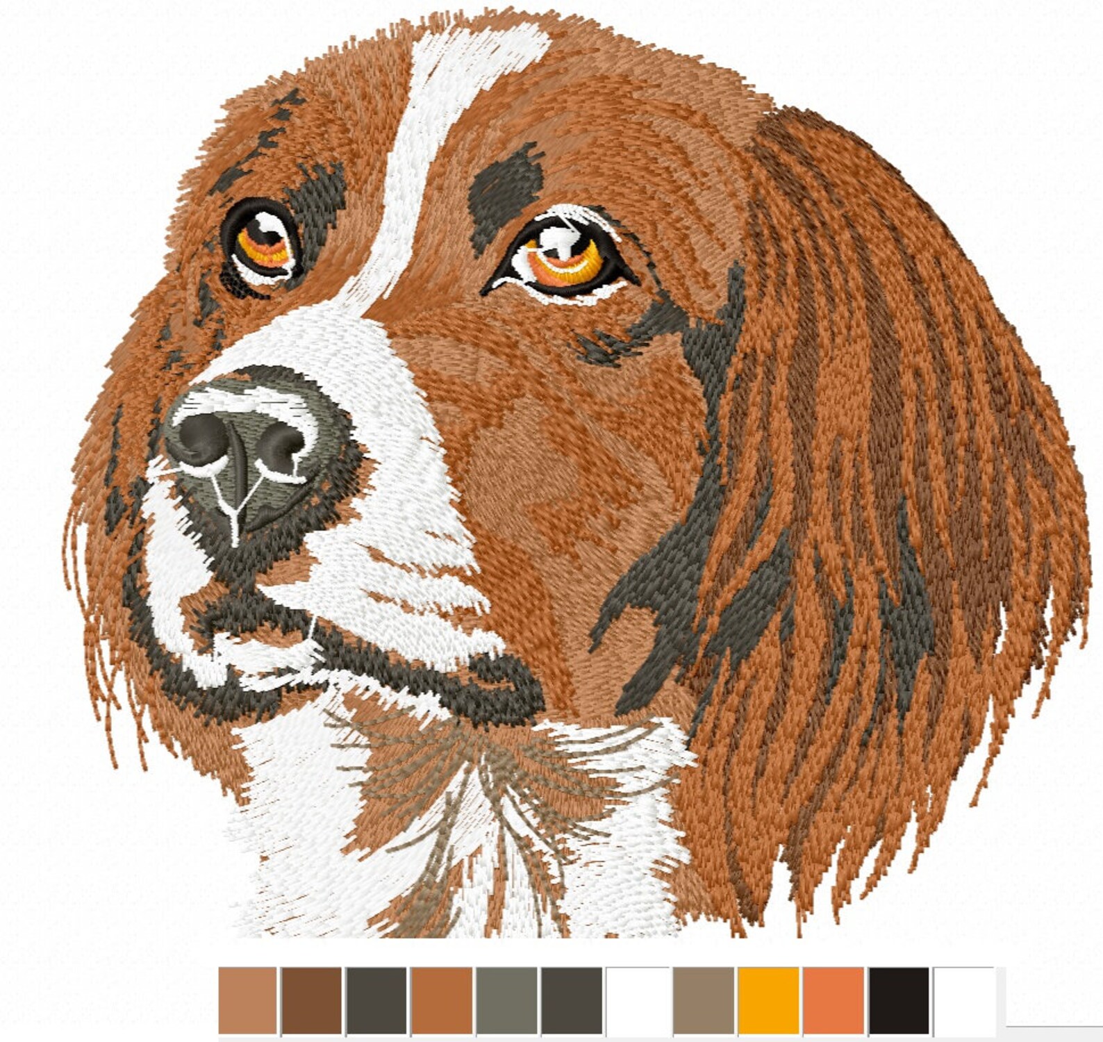 Setter Dog Machine Embroidery Design / INSTANT DOWNLOAD / - Etsy