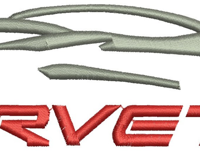 Chevrolet Corvette Machine Embroidery Design - Etsy