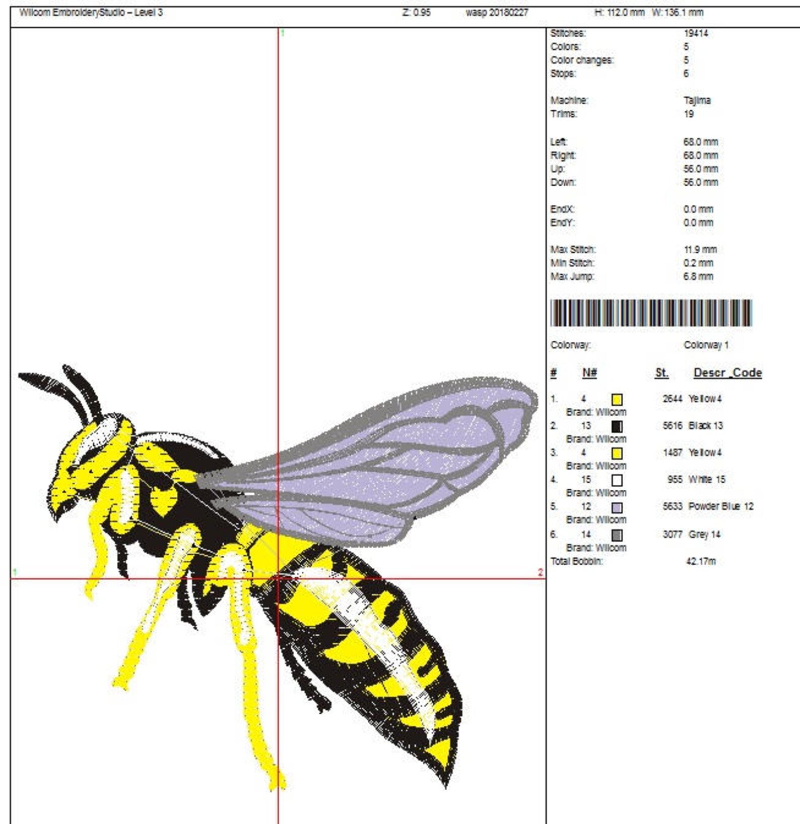 Realistic Wasp Machine Embroidery Design - Etsy