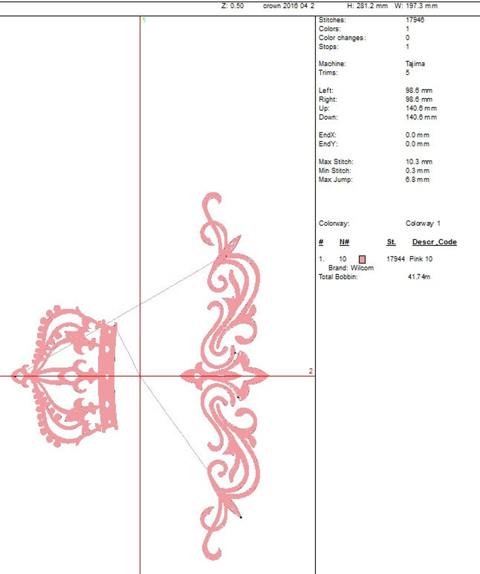 Crown Embroidery Design Instant Download - Etsy