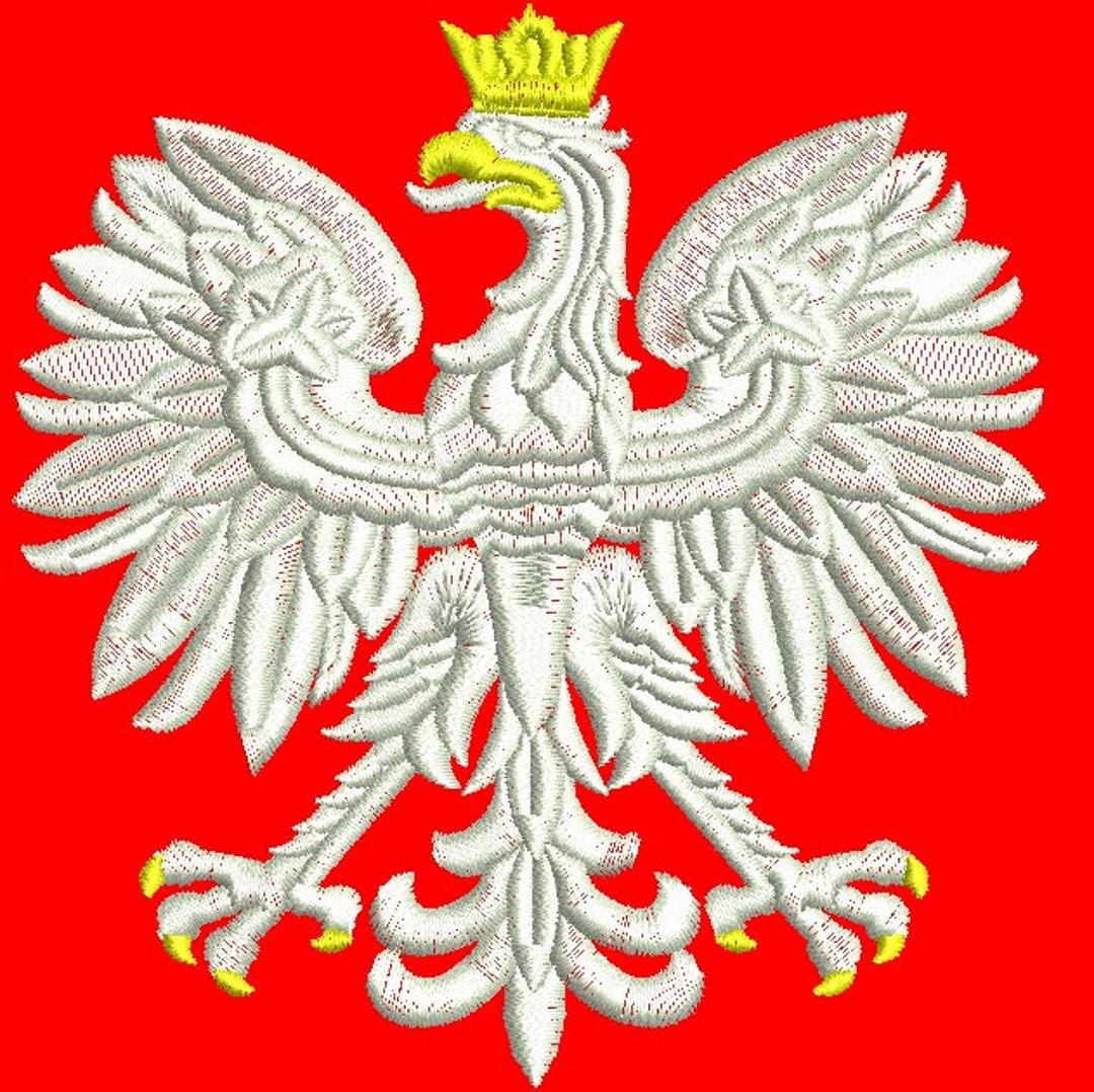 Poland Eagle Coat of Arms of Poland Machine Embroidery Design Tested - Etsy