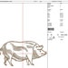 Pig -machine Embroidery Designs INSTANT DOWNLOAD - Etsy