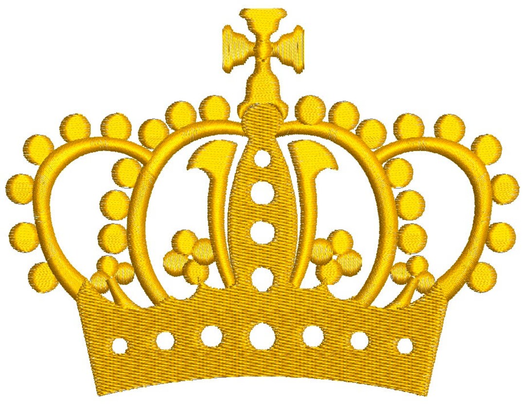 Crown - Machine Embroidery Design - Etsy