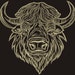 Buffalo Bison Machine Embroidery Design Instant Download - Etsy