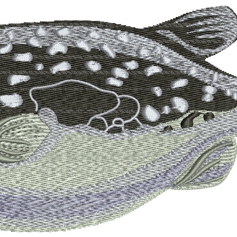 Machine Embroidery Fish - Etsy