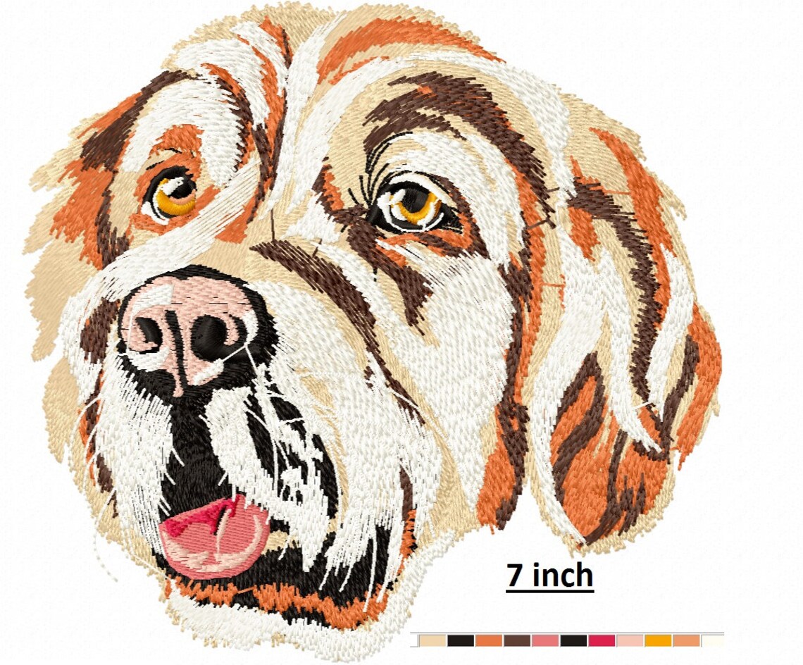 Furry Dog Machine Embroidery Design - Etsy