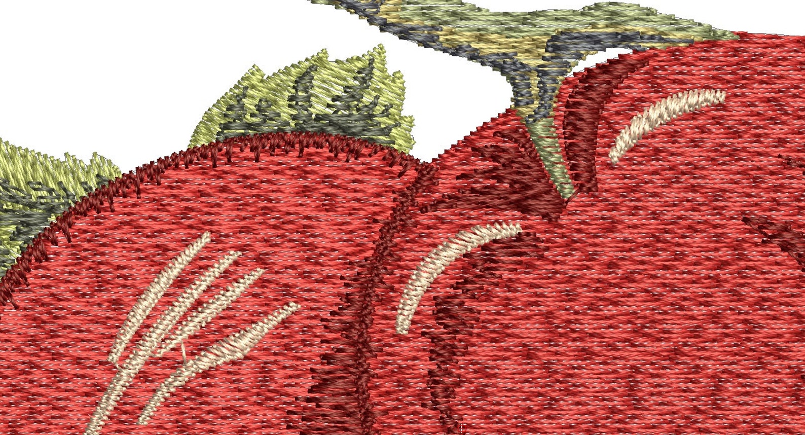 Apples Embroidery Machine Embroidery Design - Etsy