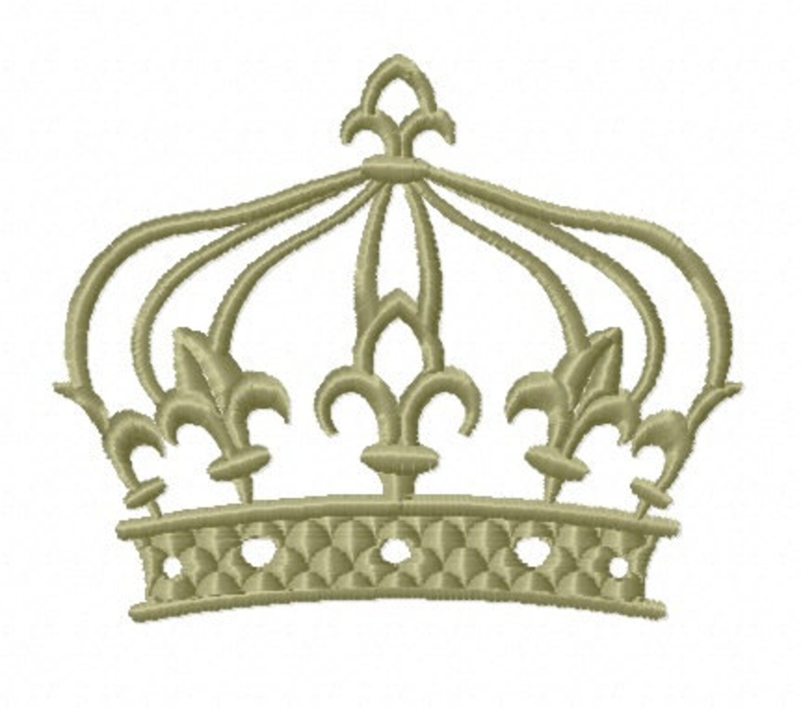 Crown Embroidery Design Instant Download | Etsy