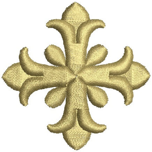 Fleur De Lis Hand Embroidery Design - Etsy